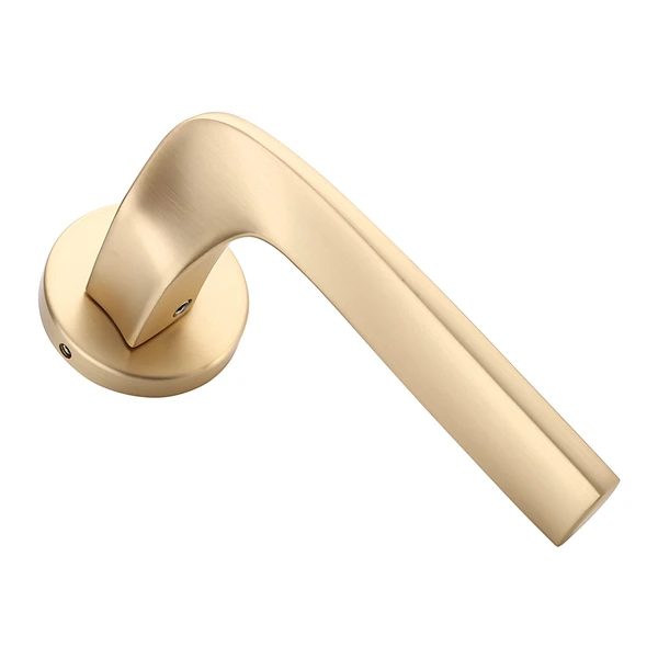 Filta Luxury Style Gold Square Door Lock Handles High Quality