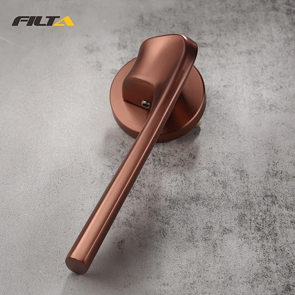 Filta Luxury Style Gold Square Door Lock Handles High Quality