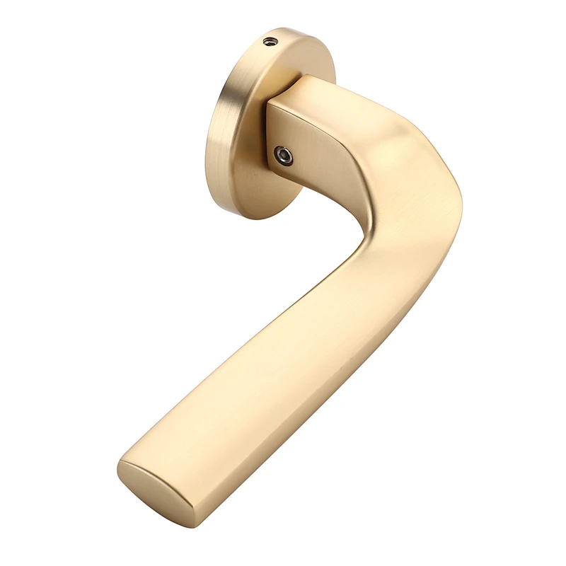 Filta Luxury Style Gold Square Door Lock Handles High Quality